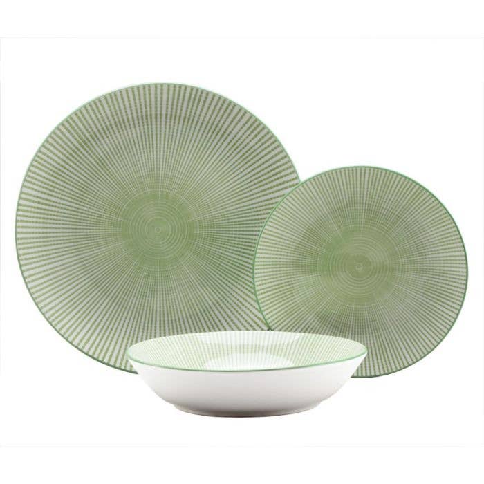 Spring Green 12 Piece Dinnerware Set – Julie Jones™️ Home